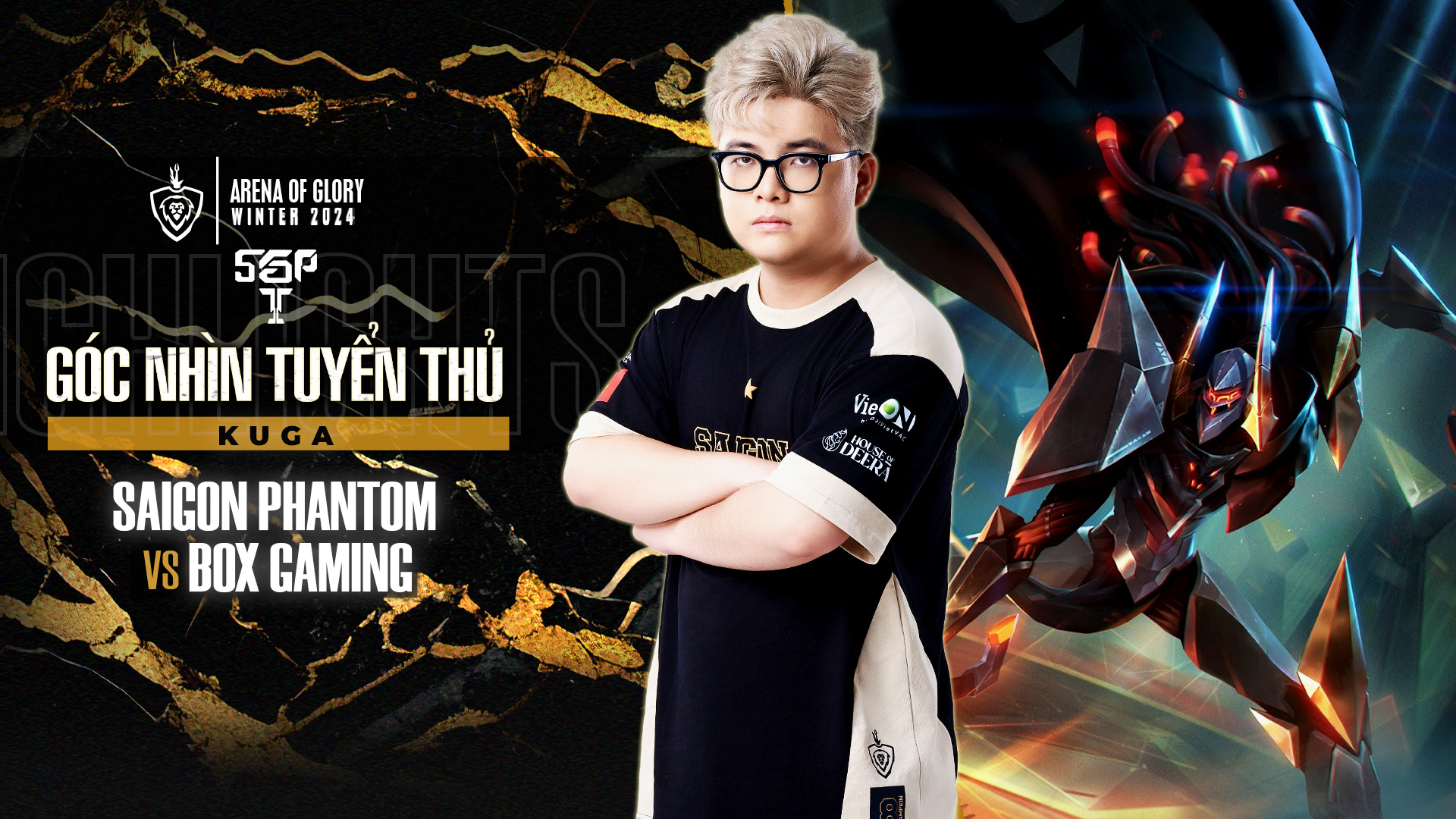 Góc Nhìn Tuyển Thủ : SGP Kuga - Omen (SGP vs 1S) | VieON