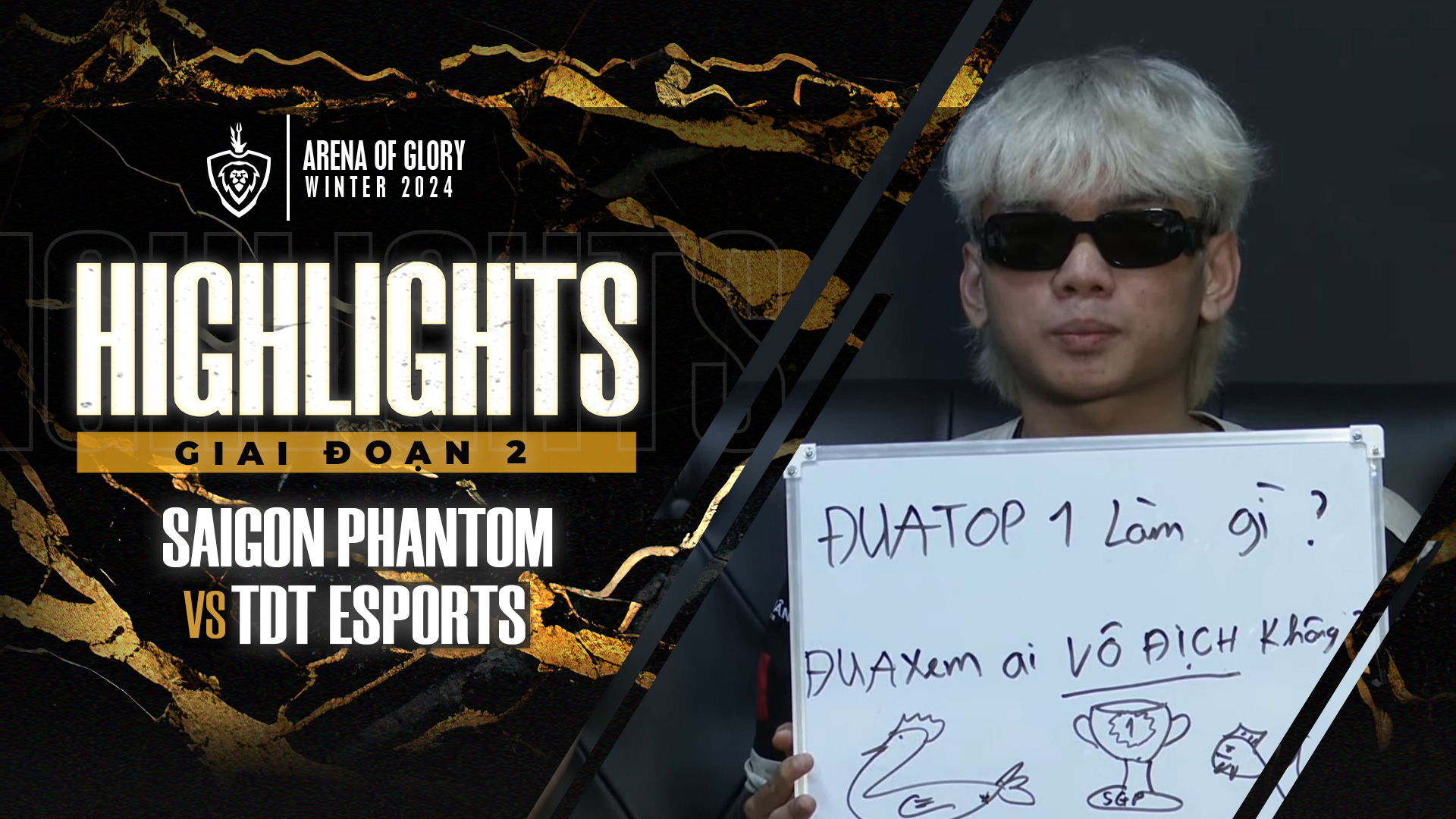 Highlight SGP - TDT (Vòng Bảng GĐ2 - ĐTDV Mùa Đông 2024) | VieON