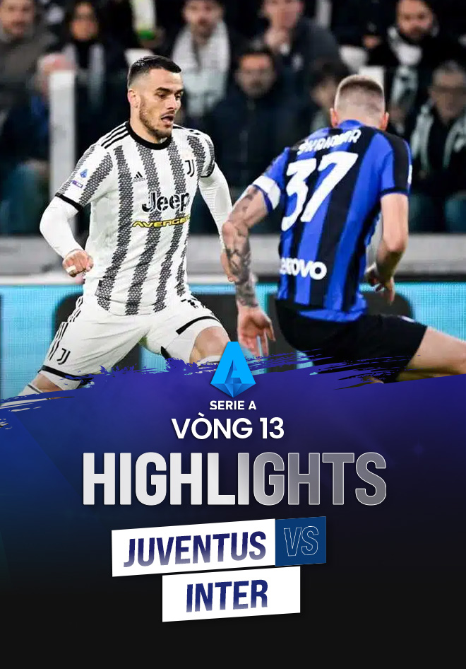 Highlights Juventus - Inter (Vòng 13 - Giải VĐQG Ý 2022/23) | VieON