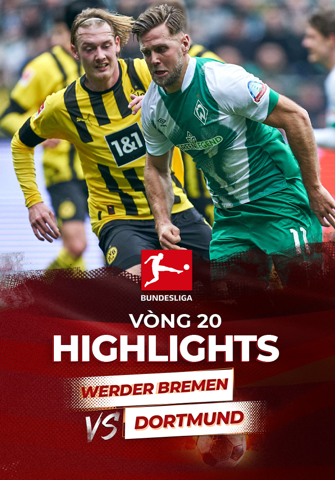 Highlights Werder Bremen - Dortmund (Vòng 20 - Giải VĐQG Đức 2022/23 ...