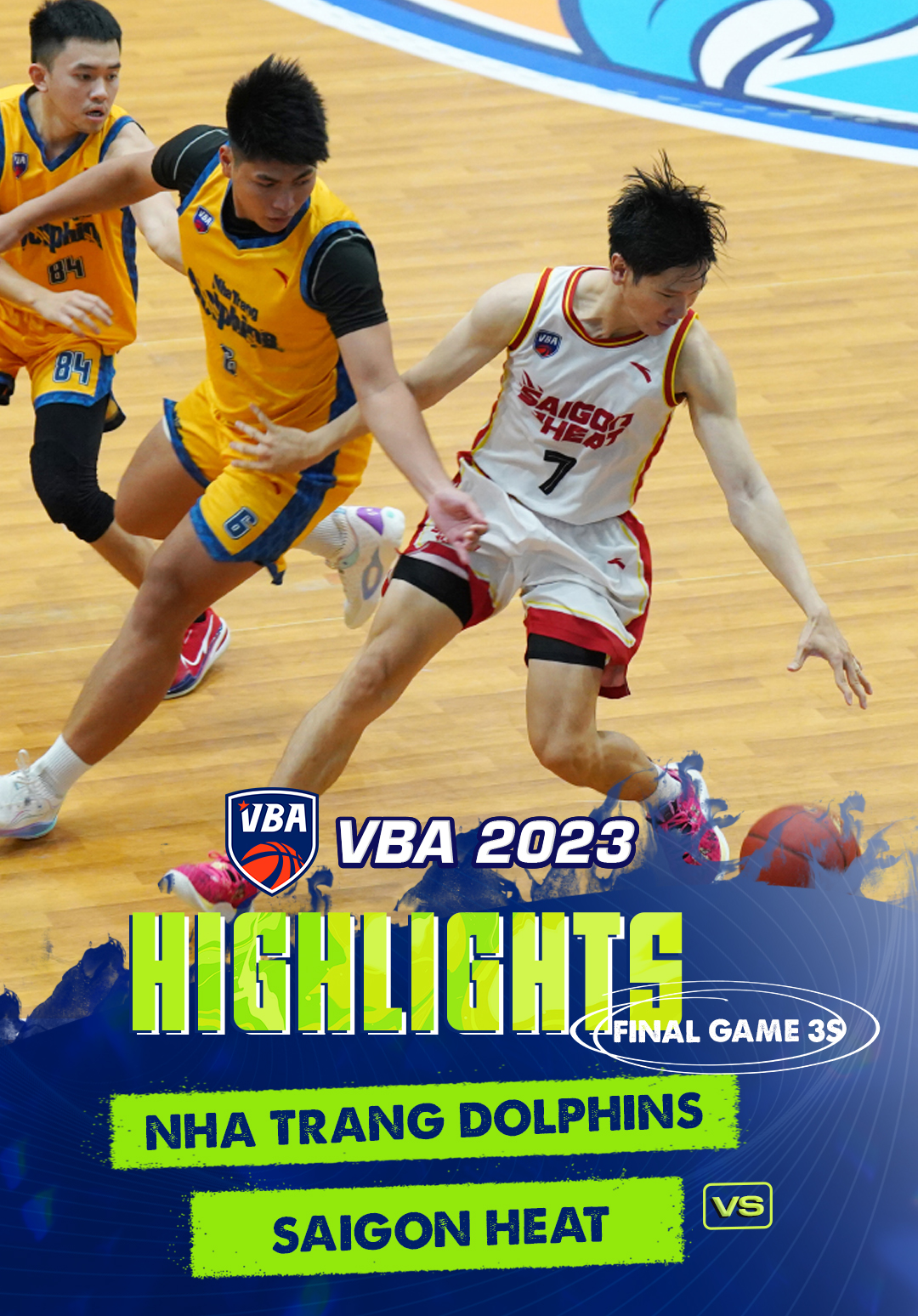 Highlights Nha Trang Dolphins - Saigon Heat (Trận 3 - Chung kết VBA 5x5 2023) | VieON