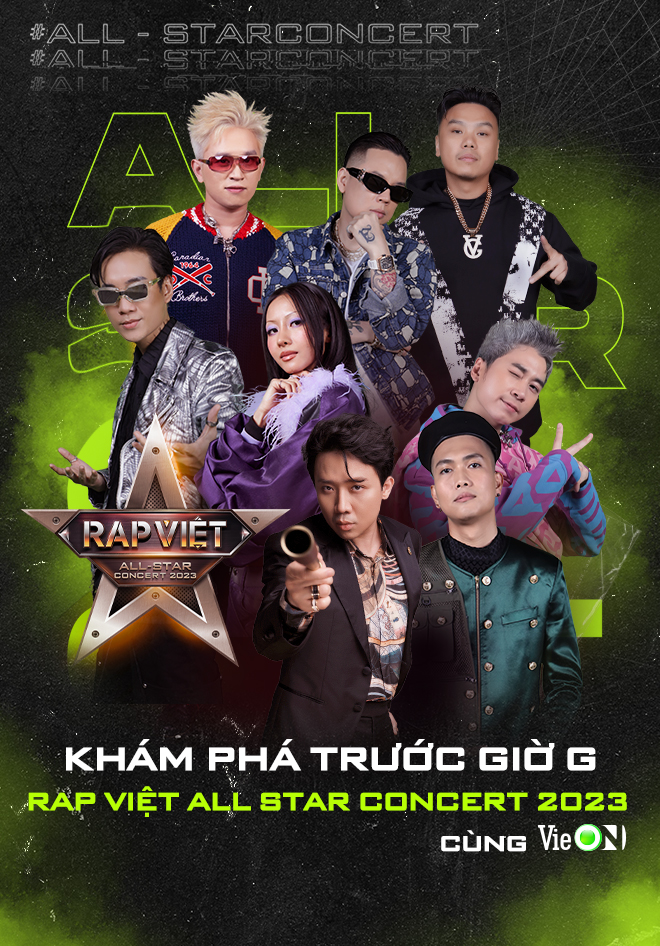 Thảm Đỏ Rap Việt All Star Concert 2023 | VieON