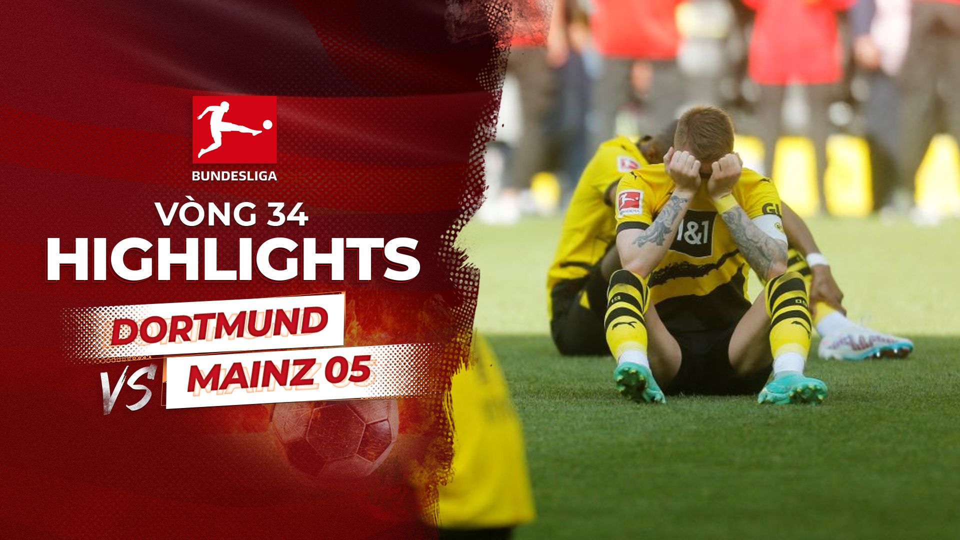 Highlights Dortmund - Mainz 05 (Vòng 34 - Giải VĐQG Đức 2022/23) | VieON