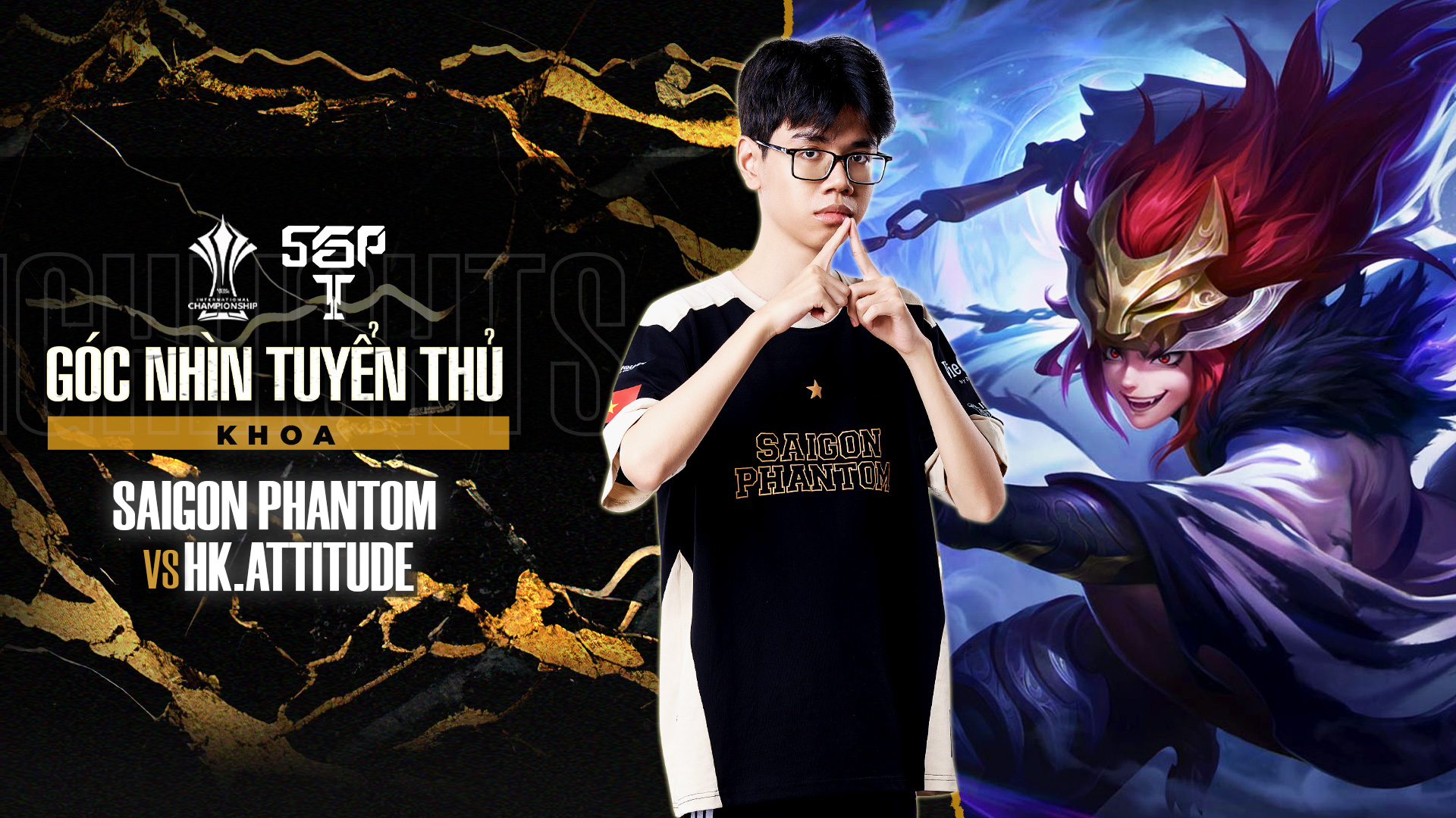 Góc Nhìn Tuyển Thủ : SGP Khoa - Enzo (SGP vs HKA) | VieON