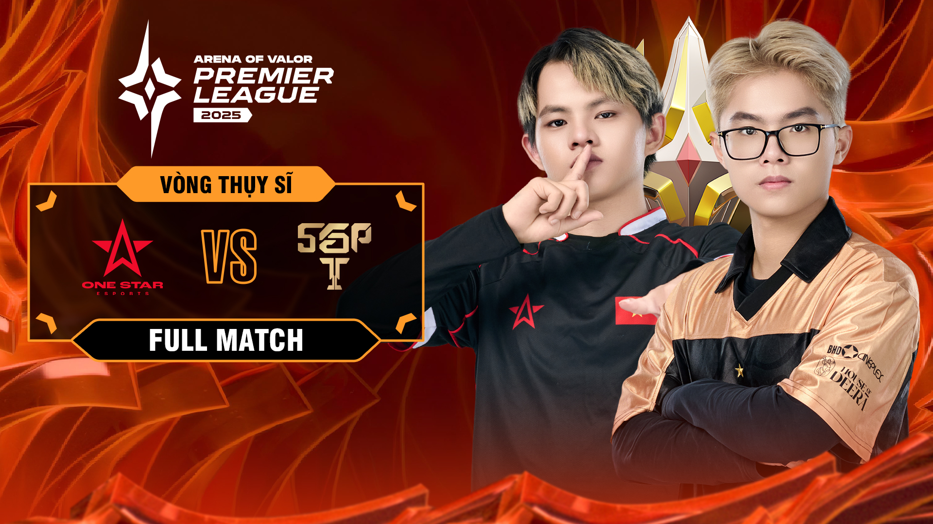 Full Match Saigon Phantom - One Star Esports (Swiss Stage - APL 2025) | VieON